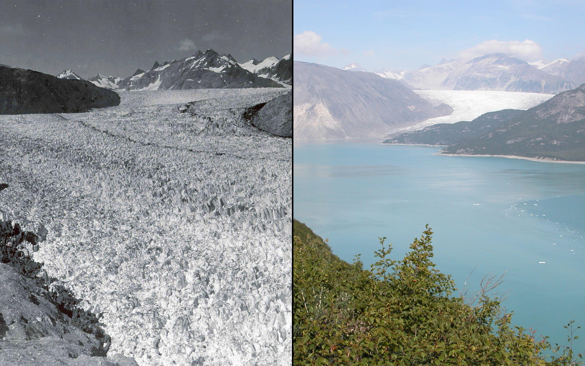 Dramatische Effekte des Klimawandels: Satellitenbilder zeigen Ausmaß ...